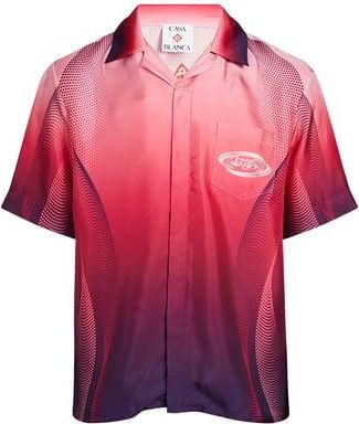 Casablanca Chemise col cubain en soie