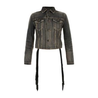 Balenciaga Jacke mit Schn&uuml;rung - - Jackets - Damen - Schwarzk - XS
