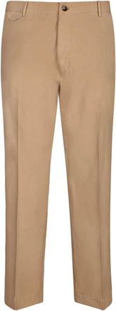 Dell'Oglio Homme, Pantalons, Beige, Taille: XL Pantalon de costume
