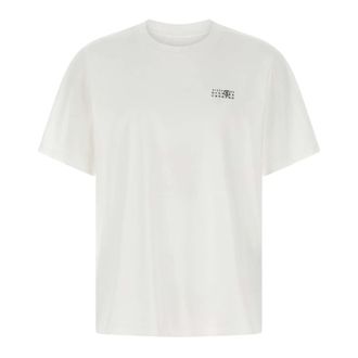Maison Margiela Bedrucktes T-Shirt - - Tops - Herren - Wei&szlig; - S