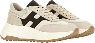 Hogan Low-Top Sneaker - Flat Shoes Beigemarrone - Gr. 40 (EU) - in Braun - f&uuml;r Damen