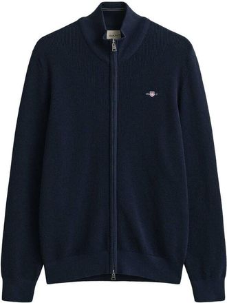 GANT Herren Strickjacke aus Baumwolle