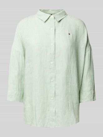 Tommy Hilfiger Relaxed Fit Bluse aus reinem Leinen