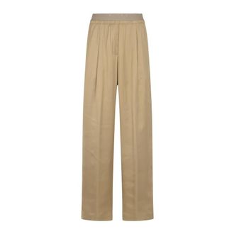 PESERICO Damen, Hosen, Beige, LGr&ouml;&szlig;e