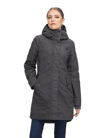 Ragwear Jannisa Veste pour femme, Dark Grey 2321_3012, S