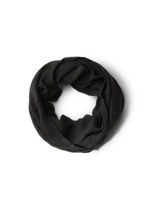 Street One Damen 5706629 Loop Schal in Unifarbe, Darkest Brown, Regular