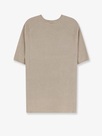 Max Mara Womens Top Mxmgolfo Silk-Cashmere Beige T-Shirts & Jerseys