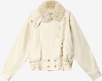 Isabel Marant Veste Valineo En Denim - Femme - &Eacute;cru - Taille34 - Isabel Marant