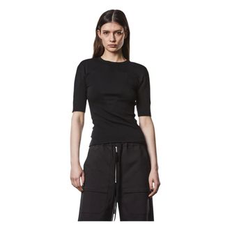 Thom Krom Damen, Oberteile, Schwarzk, MGröße