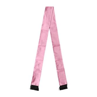 Dolce & Gabbana Homme, Accessoires, Rose, Taille: ONE Size Foulard en Soie avec Franges