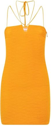 Patrizia Pepe Femme, Robes, Orange, Taille: 42 FR Abito Tubino Mini