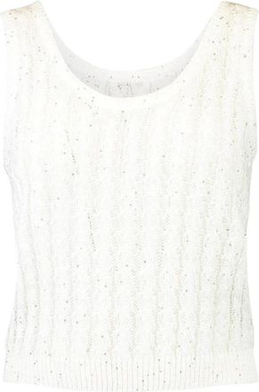 Brunello Cucinelli Femme, Tops, Blanc, Taille: 36 FR D&eacute;bardeur