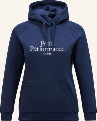 Peak Performance Hoodie blau