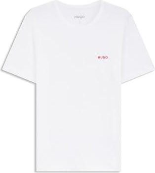 HUGO BOSS Hommes T-Shirt RN Triplet P Lot de Trois t-Shirts en Coton &agrave; Logo imprim&eacute;