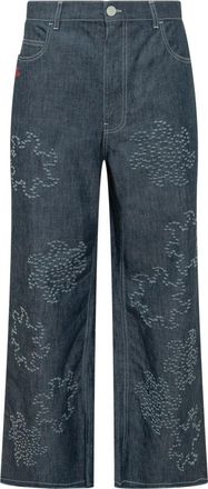 Marni Homme, Jeans, Bleu, Taille: W32 Pantalon Brod&eacute;