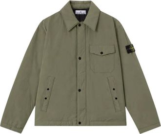 Stone Island Micro Reps Jacket - Homme - Vestes - Vert - Taille: S