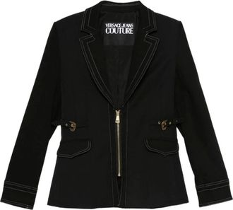 Versace Jeans Couture Damen, Jacken, Schwarzk, XSGröße