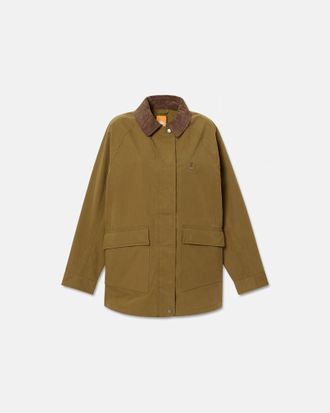 Timberland Wasserdichte Wenham Barn-Jacke f&uuml;r Damen in Dunkelgr&uuml;n, Damen, Gr&uuml;n, Gr&ouml;&szlig;e