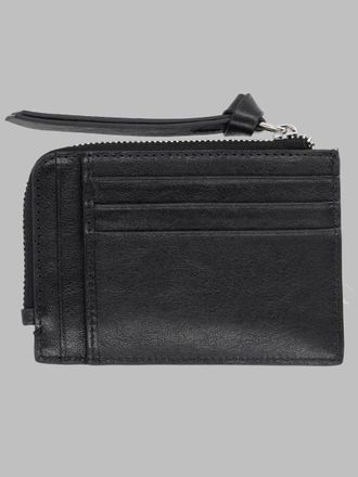 Vivienne Westwood Zip-Around Calf Leather Card Case - Black