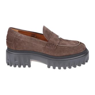 Hogan Femme, Chaussures, Brun, Taille: 37 1/2 EU H700 Mocassins