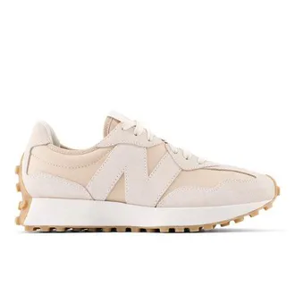 New Balance Femme 327 en Beige/Marron, Cuir, Taille 36.5