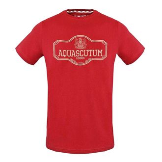 Aquascutum T-Shirt f&uuml;r Herren, Logo (Rot)