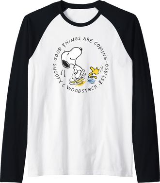 Peanuts Erdnüsse Gute Dinge kommen Raglan