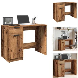 vidaXL Vidaxl - Bureau vieux bois 100x50x75 cm bois ding&eacute;nierie - Bureau - Bureaux - Bureau Dordinateur - Table Dordinateur