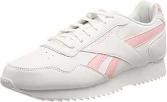 Reebok Homme Royal Glide Ripple Clip Baskets, White/Pink Glow/White, 40 EU