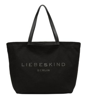 Liebeskind Berlin Damen-Shopper Aurora - Gro&szlig;e Canvas-Tasche Damen mit Rei&szlig;verschlussfach und Leder-Schulterriemen - Shopper Bag Women - Passend f&uuml;r Laptops bis 