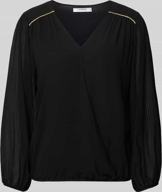 Zabaione Bluse mit V-Ausschnitt Modell Be44rtaa