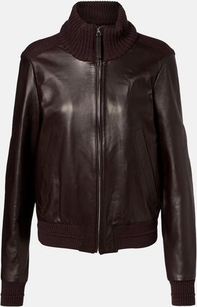 Proenza Schouler Veste Elenora en cuir et laine