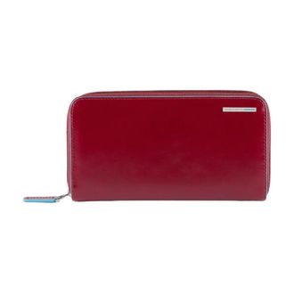 Piquadro Rotes Lederportemonnaie mit 4 F&auml;chern - - Accessories - Damen - Rot - ONE SIZE