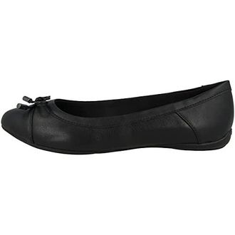 Geox Femme D Charlene C Ballerines, Black, 42 EU