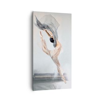 Arttor Bilder auf Leinwand 55x100cm Leinwandbild mit Rahmen Tanz Frau Ballerina Gro&szlig; Wanddeko Bild Schlafzimmer K&uuml;che Deko Wandbilder Dekoration Wohnzimmer W