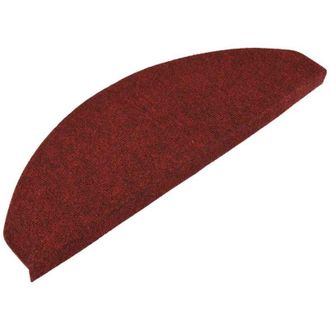 vidaXL Stufenmatten Selbstklebend 30 Stk. Rot 65x22,5x3,5 cm Vidaxl