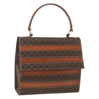 Celine Sac &agrave; main en toile Pre-owned - Femme - Pre-owned - Brun - Taille: ONE Size