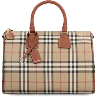 Burberry Femme, Sacs, Beige, Taille: ONE Size Bowling Bag Check