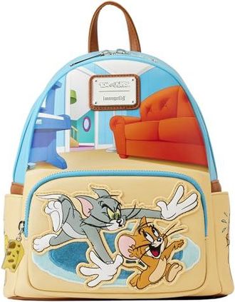 Loungefly Mini sac &agrave; dos Tom et Jerry - Id&eacute;e cadeau - Produit officiel - Mini sac &agrave; dos pour enfants et adultes