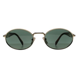 Prada PR65ZS ZVN70L blass gold dunkelgr&uuml;n Sonnenbrille