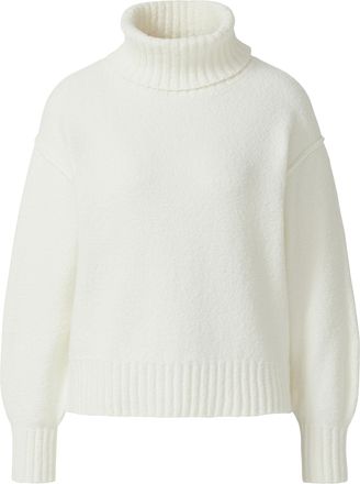 s.Oliver Damen Pullover mit Rollkragen 2172631 White 34