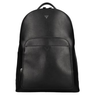 Guess Rucksack aus Kunstleder - - Bags - Herren - Schwarzk - ONE SIZE
