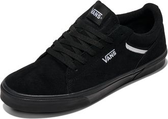 Vans Seldan-Sneaker f&uuml;r Herren, Wildleder Schwarz Schwarz, 38.5 EU