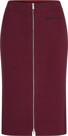 Karl Lagerfeld Knitted midi Skirt, Zinfandel, XL