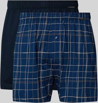Schiesser Boxershorts mit elastischem Bund im 2er-Pack
