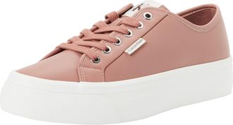 Calvin Klein Damen Vulc Flatf Lace Up LTH Ck Yw0Yw01932 Low Top, PINK (Blush/Marshmellow), 40 EU