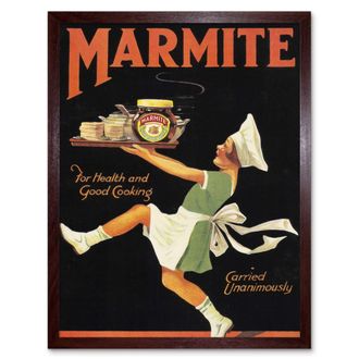 Wee Blue Coo Lebensmittelaufstrich Britische Gesundheit Gerahmter Druck 30x40 cm