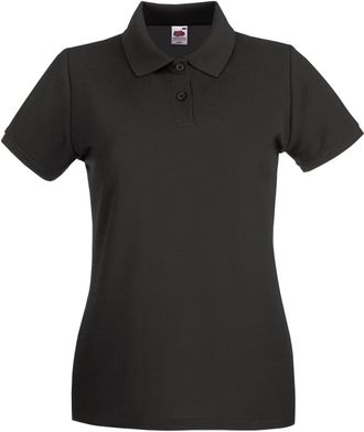 Fruit Of The Loom Lady-Fit Premium Polo Gr. XL, Grau - Light Graphite