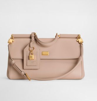 Dolce & Gabbana My Sicily Handbag - Frau Handtaschen Beige Onesize