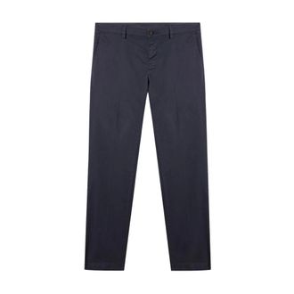 Brooks Brothers Homme, Pantalons, Bleu, Taille: W34 Regular Fit Stretch Coton Gabardine Confort Chino